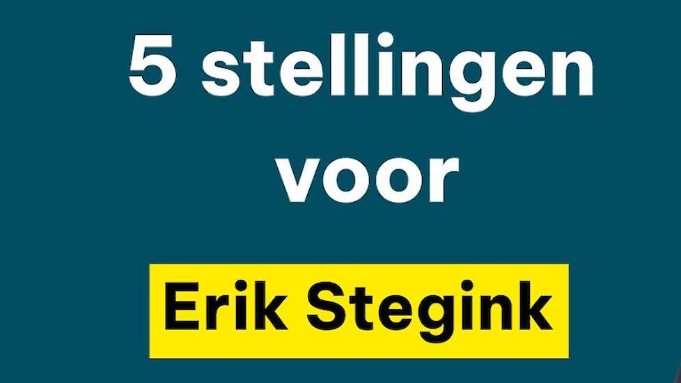 Video: Erik Stegink (BBB): 'Verplichte milieugebruiksruimte voor ...